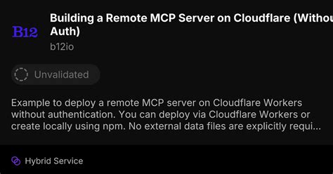 building a remote mcp server on clou · lobehub