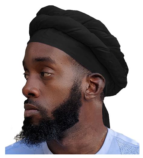Black African Pre Tied Turban For Men Walmart
