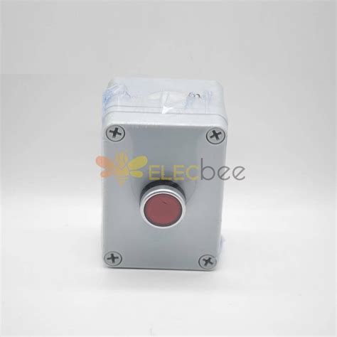 Waterproof Push Button Box Plastic Shell 1 Position Button Screw