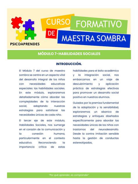 Dossier Módulo 7 Descargar Gratis Pdf Aprendizaje Comportamiento