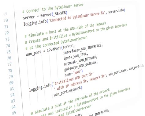 Byteblower Test Framework