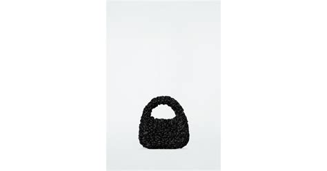 Cos Micro Dahlia Bag In Black Lyst Uk