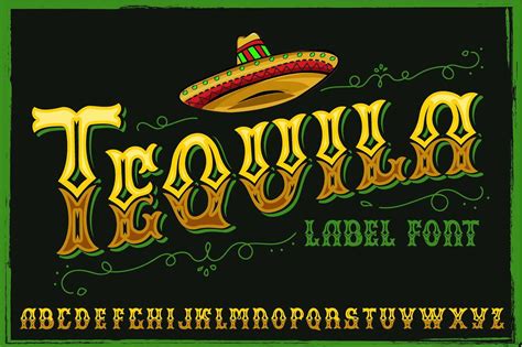 Tequila Bundle Font Mascots Decorative Font New Fonts Fonts