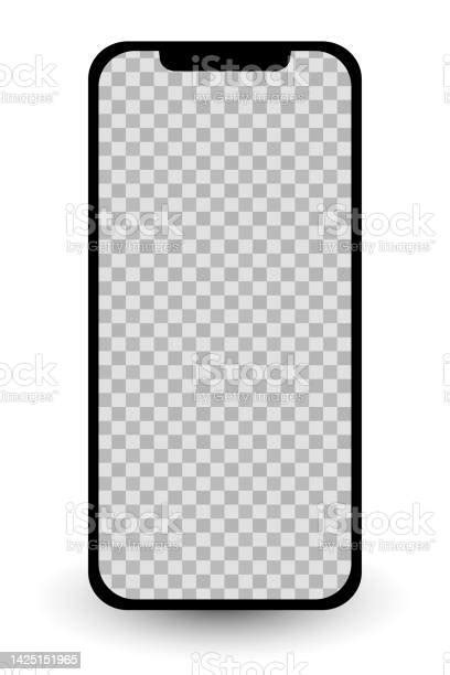 Mockup Smartphone Dengan Latar Belakang Transparan Templat Vektor