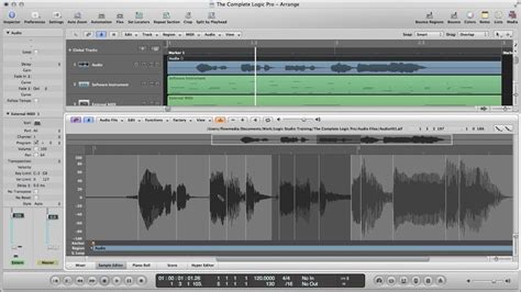 Logic Pro Audio Editing Part The Sample Editor Logic Studio Training