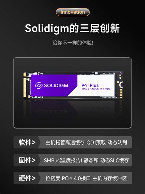 Solidigm英特尔and海力士 512g 1t 2t Ssd固态硬盘m2 P41 Plus虎窝淘