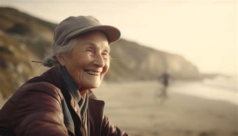 Idosos Ativos Desfrutam De Uma Aventura De Férias De Verão