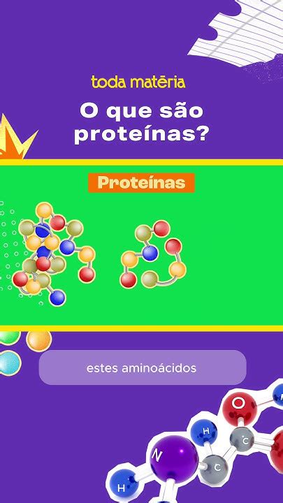 O Que São As Proteínas Toda Matéria Shorts Youtube