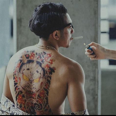 Goro Majima Back Tattoo