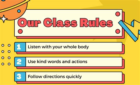 Printable Autism Classroom Rules Pl