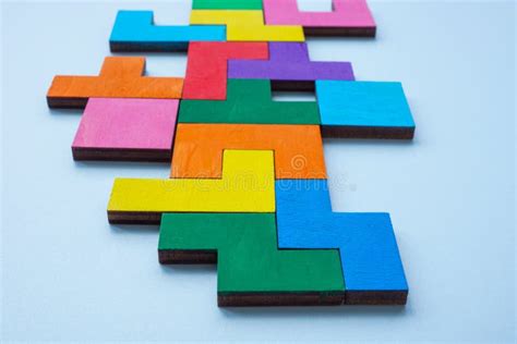 Colored Parts Of A Logical Puzzle Jigsaw Puzzle Solving Complex Colored Parts Of A Logical Puzzle Jigsaw Puzzle Solving Complex