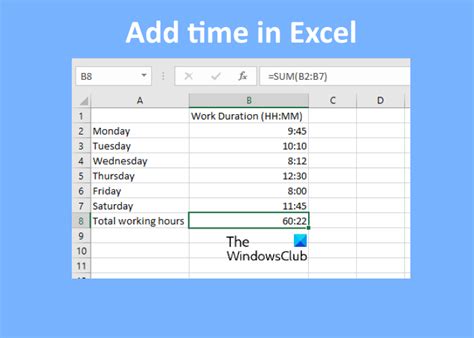 How To Calculate Sum Time In Excel Design Talk