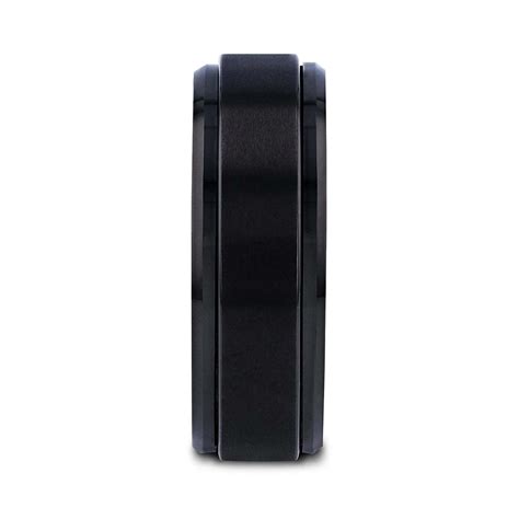 Spinner Black Tungsten Couples Wedding Ring Set Vansweden Jewelers