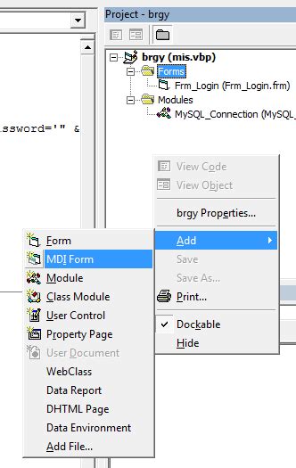 Barangay Management System Development Part 5 Login Form