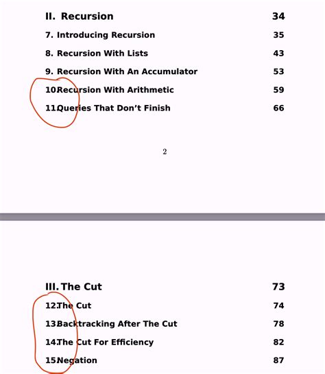 table of contents poorly spaced toc from lyx chapter numbers and