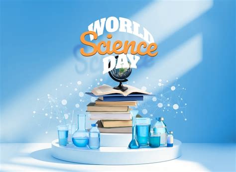 Premium Photo World Science Day Collage Design