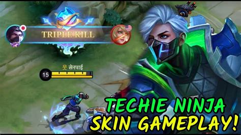 Hayabusa New Skin Techie Ninja Gameplay Youtube