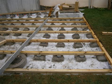 Construire Une Terrasse En Bois Sur Un Sol En Terre Terrasse En Bois