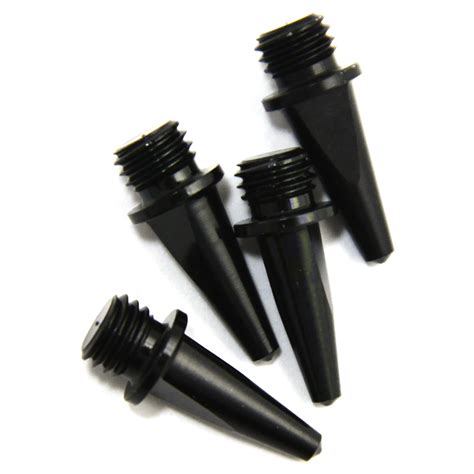 Elite™ Track Spike Aluminum 12 Pyramid Black Bulk Bag Of 100