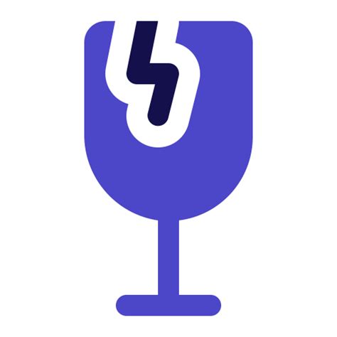 Fragile Generic Blue Icon