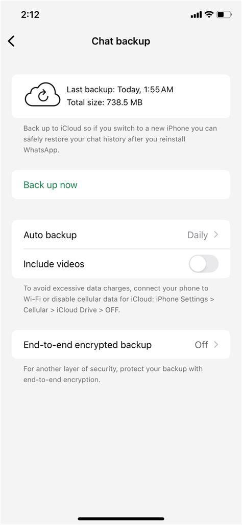 WhatsApp Backup Issue With ICloud On IPho Apple Community