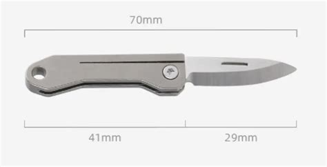Мини нож из титанового сплава для повседневного использования ...