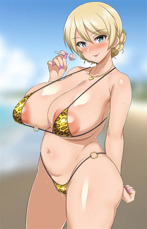 Rule 34 1girls Big Breasts Bikini Blonde Hair Blue Eyes Breasts Busty