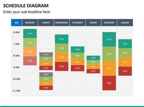 Powerpoint Schedule Diagram Sketchbubble