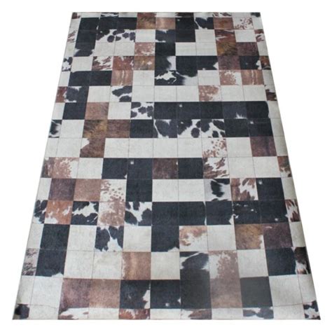 Modern Patchwork Design Rug Lifestyle Art Gallery