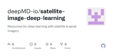 GitHub DeepMD Io Satellite Image Deep Learning Resources For Deep Learning With Satellite