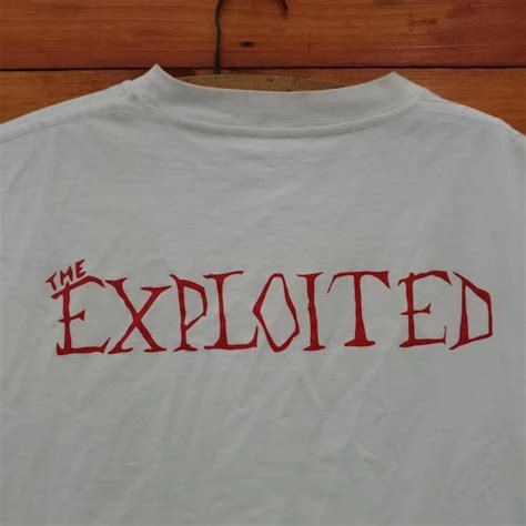 Vintage The Exploited Promo Tour 90s Punk Band Wattie Gem