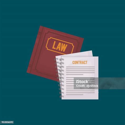 법과 정의 디자인 계약서에 대한 스톡 벡터 아트 및 기타 이미지 계약서 권위 디자인 Istock