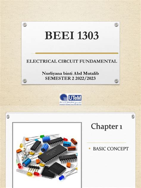 Chapter 1 Basic Concept Pdf Electric Current Voltage