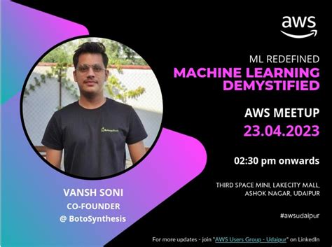 Vansh Soni On Linkedin Machinelearning Aws