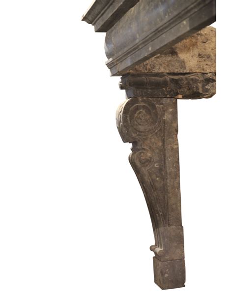 Italiaanse Chique Fossiele Stenen Schouw The Antique Fireplace Bank