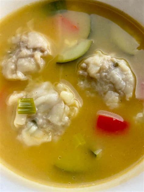 Asian Vegetable And Dumpling Soup Flypeachpie