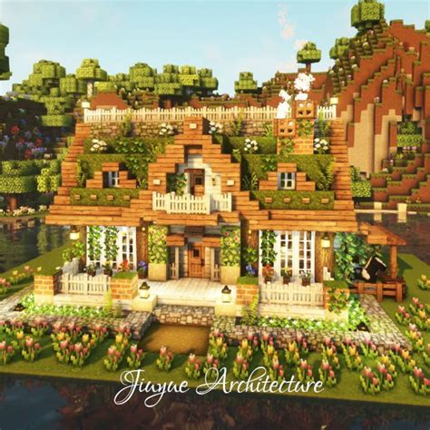Minecraft Moss Survival Cottage Tutorial Mizunos 16 Craft Resource Pack Minecraft Houses