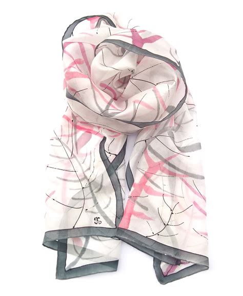 Ešarpa 03 Unikatne Ručno Slikane Svilene Ešarpe Jasmina Komadinović