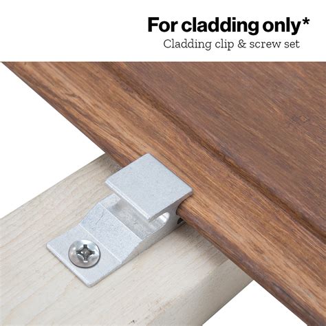 Cladding Clip And Screw Set Uk Bamboo