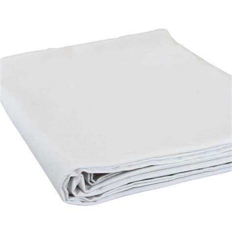 Cotton Rich Flat Draw Sheet White Interweave Healthcare