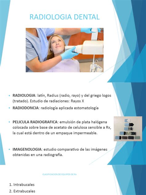 Fundamentos De Radiología Dental Pdf Rayo X Radiología