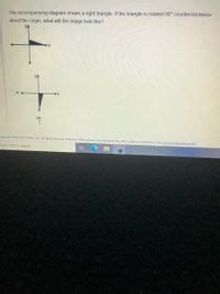 Answered The Accompanying Diagram Shows A Right Triangle If The Triangle Is Rotated