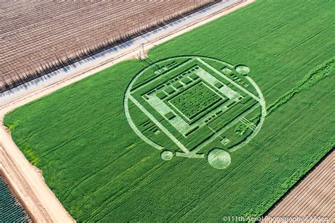 Aerial Photographer Finds Intricate Crop Circle In California Nbc