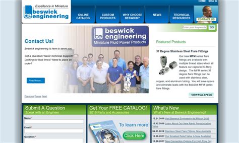 Beswick Engineering Co Inc Quick Disconnect Coupling