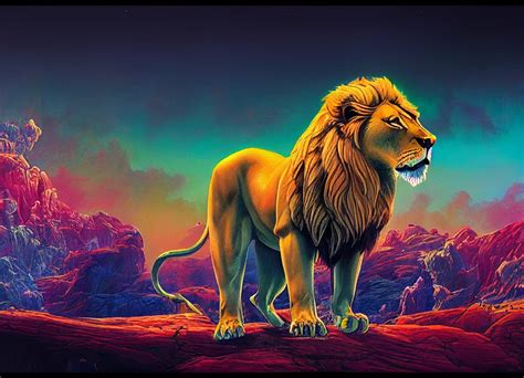 Lejon Majestätisk Ledare Gratis Bilder På Pixabay