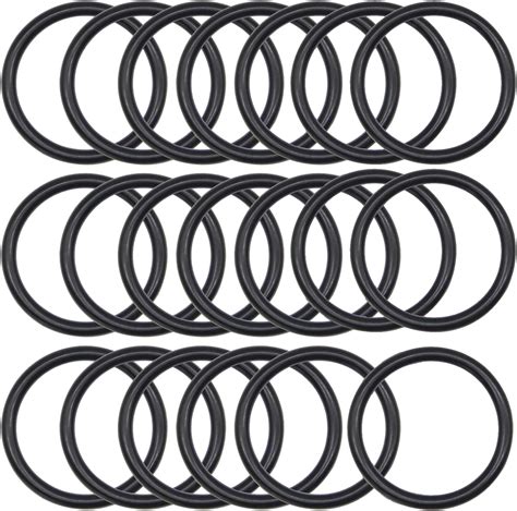 Taicols Rubber O Rings 20 Pcs Nitrile Rubber O Rings Sink Plug O Ring
