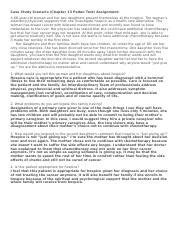 ASSIGNMENT13 Docx Case Study Scenario Chapter 13 Peden Text