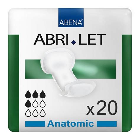 Abena Abri-Let Anatomic (500ml) 20 Pack | Incontinence Choice
