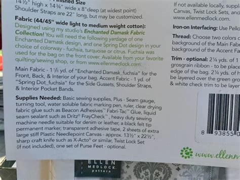 Ellen Medlock Pattern The Bon Vivant Oop Pattern And Twist Etsy