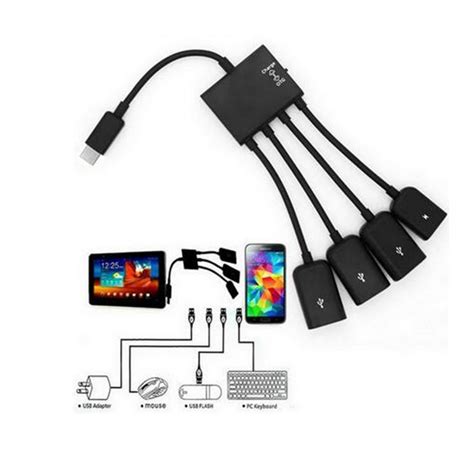 4 in 1 Micro USB OTG Hub – Metro Computer Technology